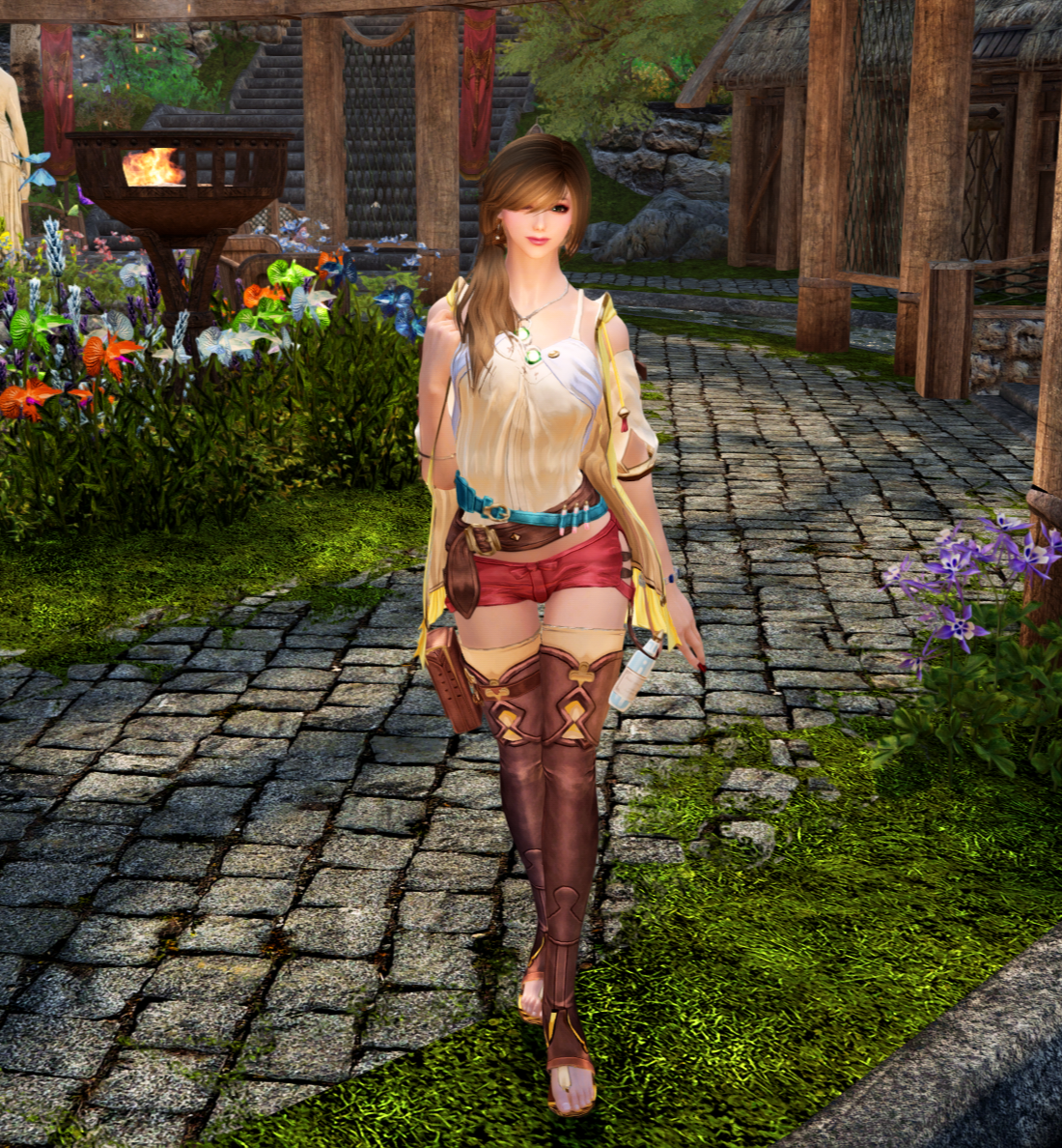 Skyrim LE/SE Mods - Ryza Outfit: スカイリムSE 「服探し」の旅